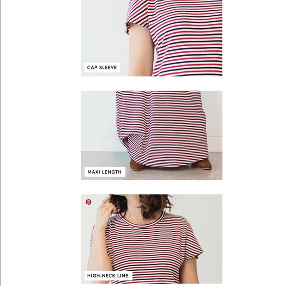 LuLaRoe | Dresses | New Lularoe Maria Maxi Dress | Poshmark